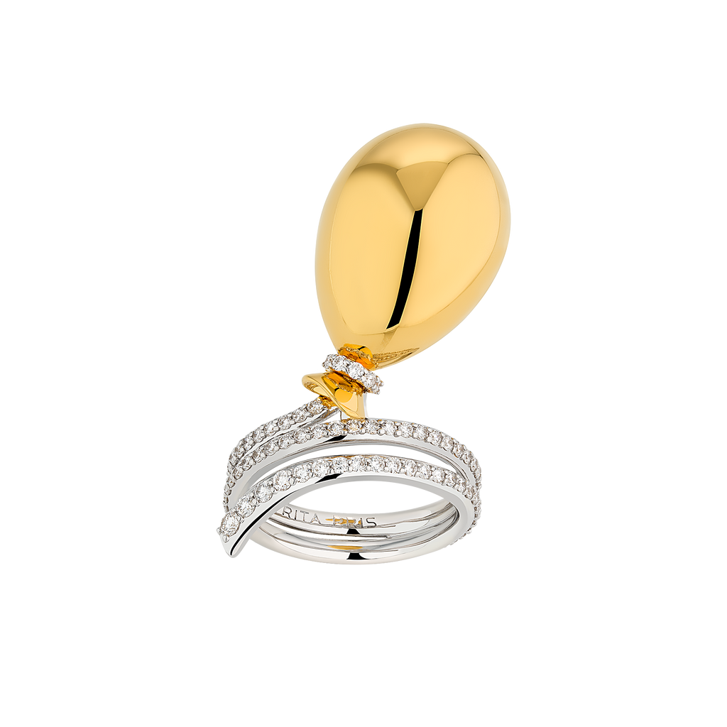 Classic Gold Balloon Ring – Sybarite Jewellery